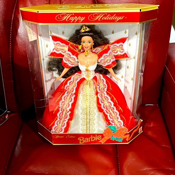 Mattel | Other | Th Anniversary Happy Holidays Hallmark Barbie | Poshmark